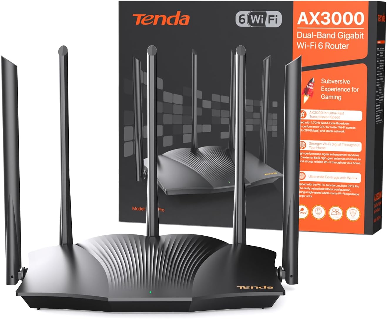 Tenda AX3000 DB Gigabit WI-FI 6 Router – TZK Technologies